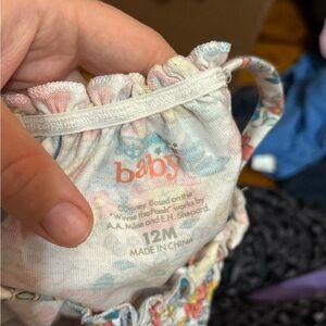 Disney | Other | Floral Winnie The Pooh Romper | Poshmark